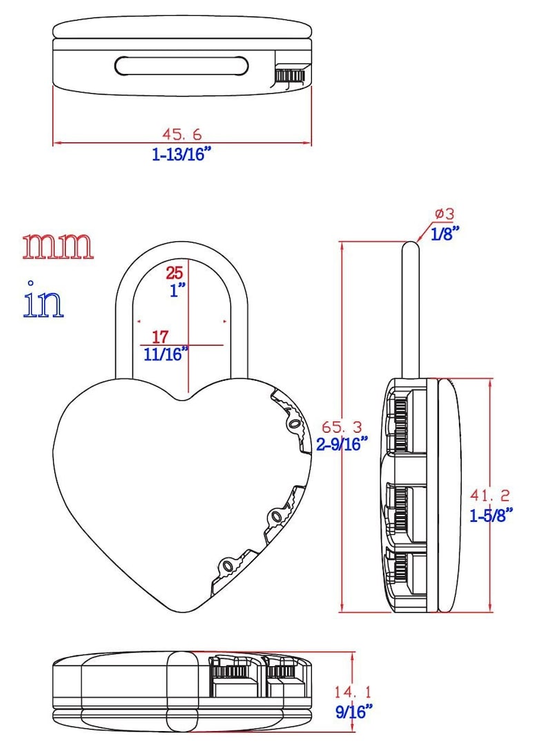 Heart Shaped Combination Padlock LOVE LOCK ENGRAVED Padlock | Etsy