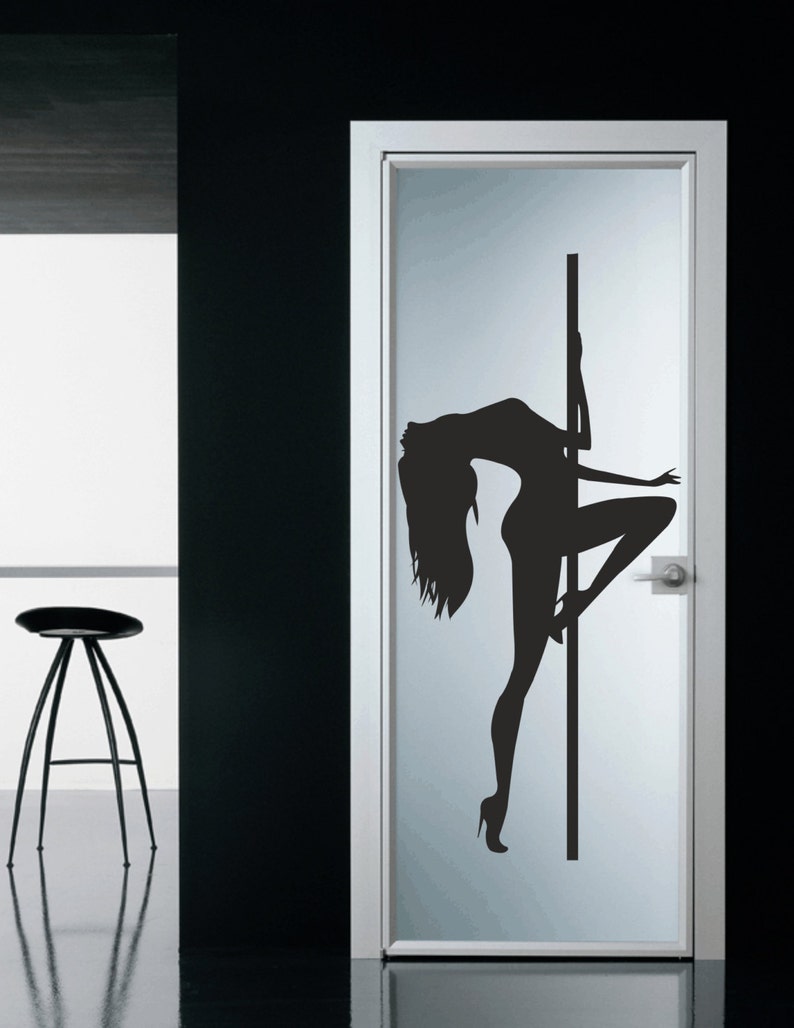Sexy Pole Dancer Vinyl Wall Decal Etsy