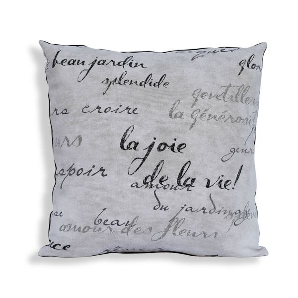 French Script Pillow - Etsy