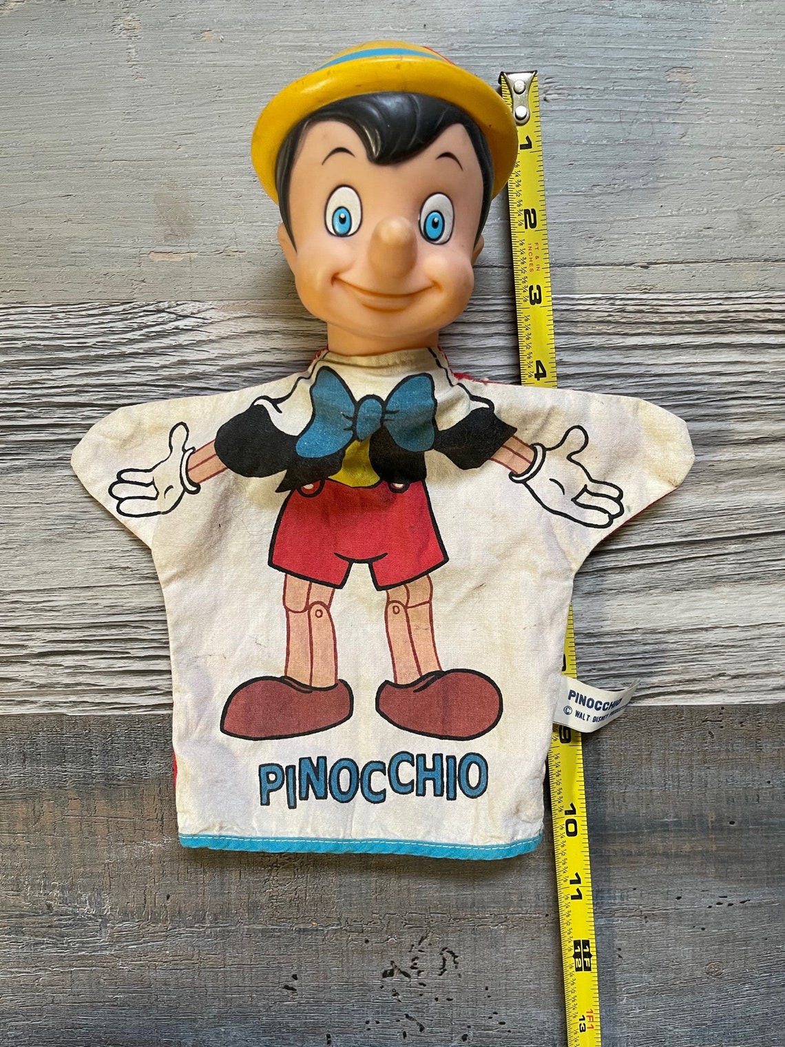 Vintage Pinocchio Hand Puppet | Etsy