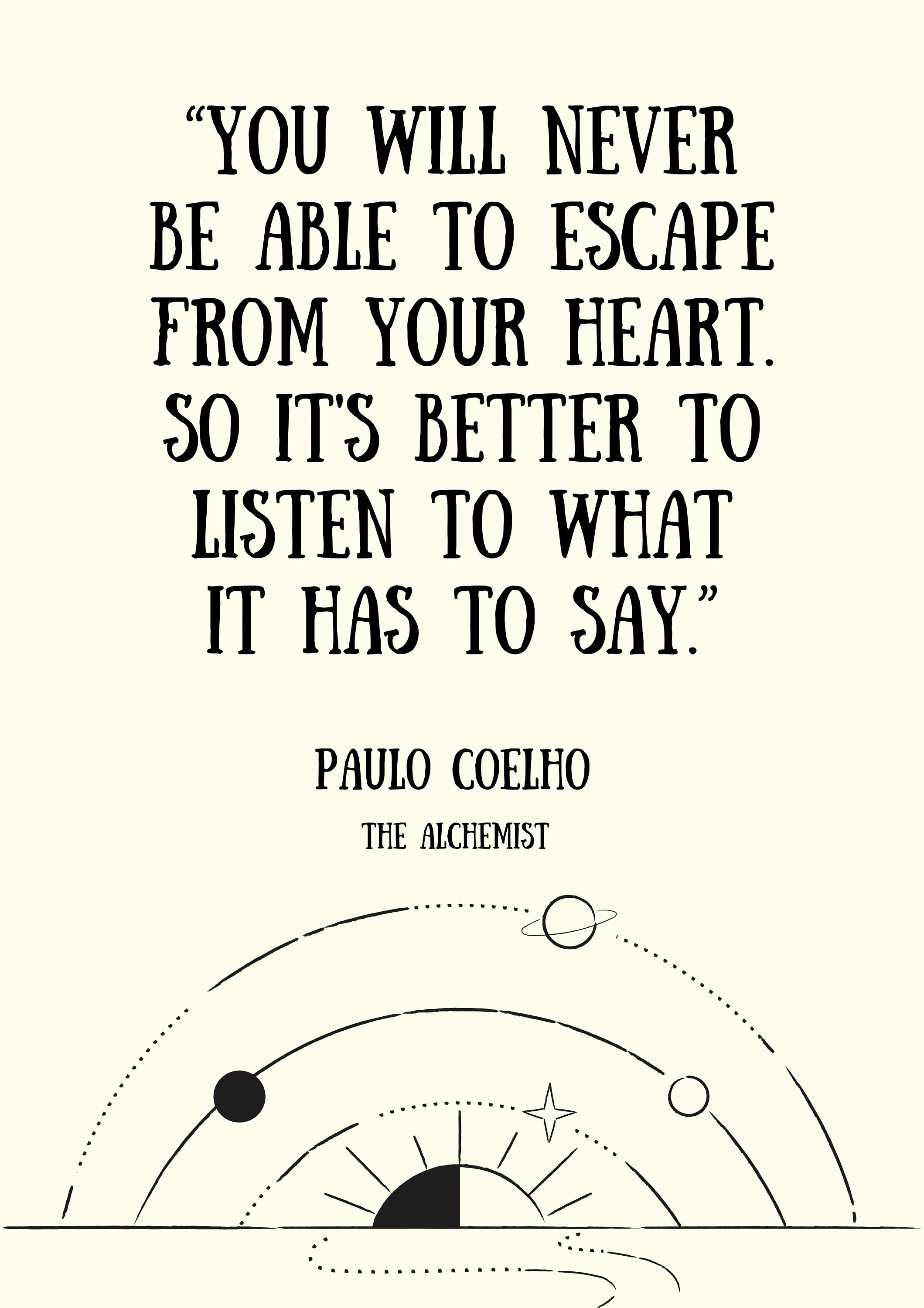 Paulo Coelho, the Alchemist, Quote, Digital Print, Wall Art, Printable ...