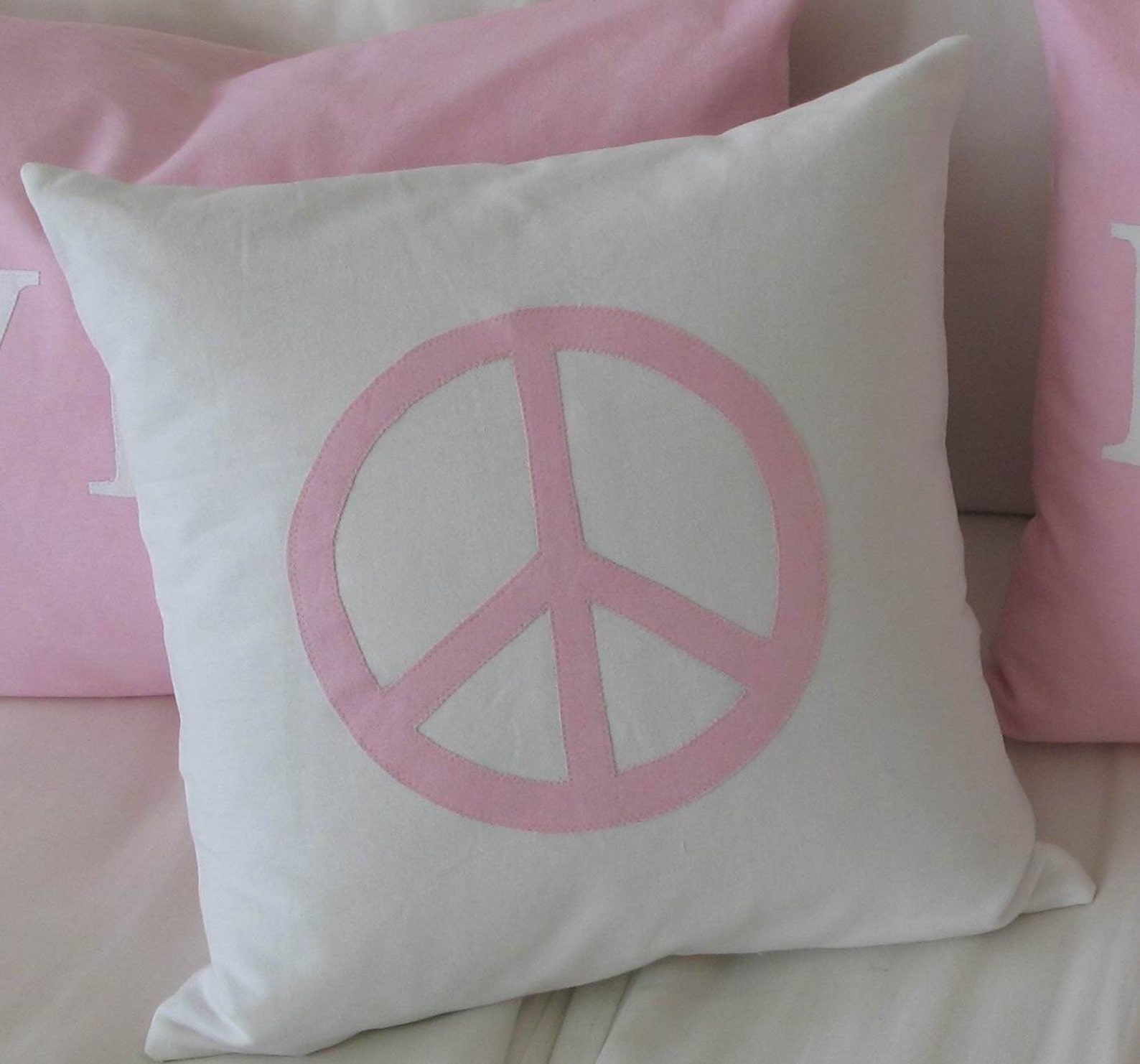 Pillow/cushion Peace - Etsy