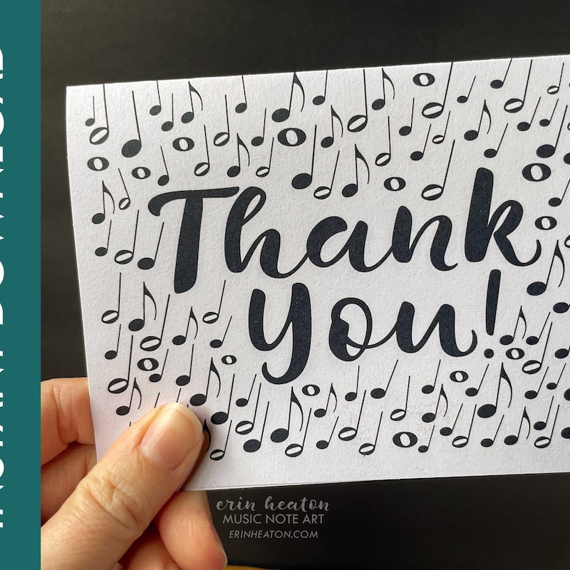 Choir Thank You Cards - Etsy
