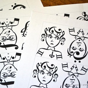 MUSIC BOOKMARKS / Printable PDF / Music Student Rewards / Music Teacher ...