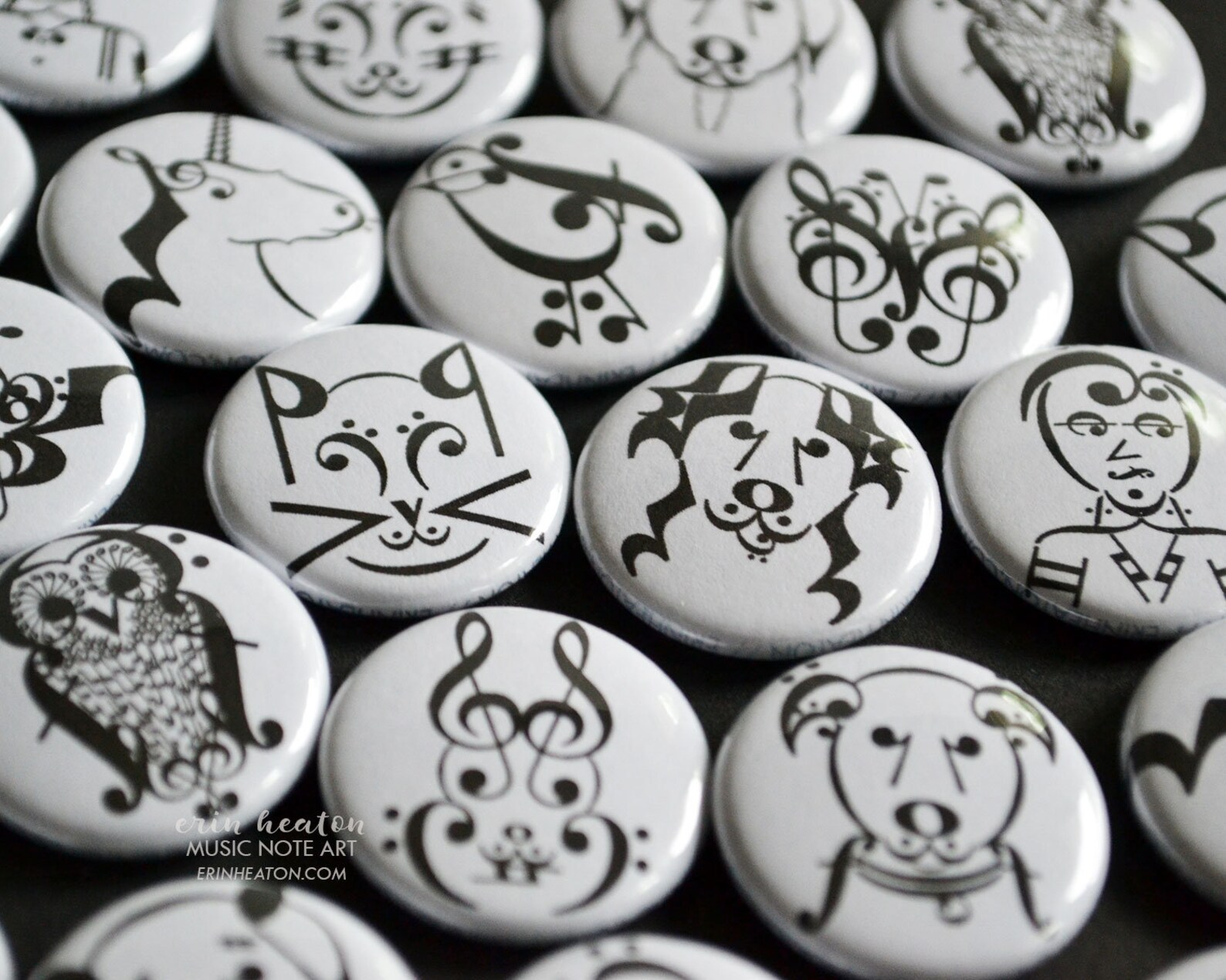 Music Note Buttons CLASSROOM PACK / Music Education / Music - Etsy