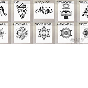 Music Note Art Prints / BUY 3 GET 1 FREE Prints 5x7, 8x10, 11x14 Fine ...