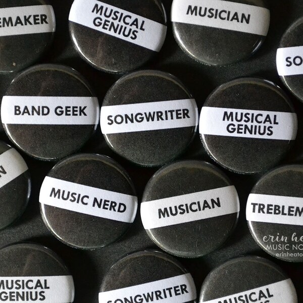 Music Buttons - Etsy