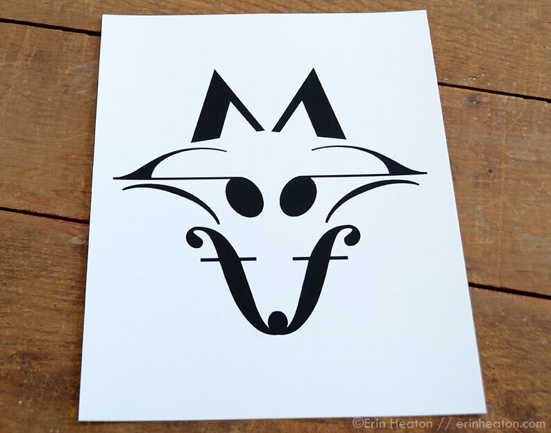 Music Gifts / FOX Music Art Print - 5x7, 8x10, 11x14 Fine Art Print ...