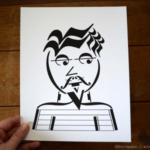 Music Decor / BEATNIK - 5x7, 8x10, 11x14 Fine Art Print / Music Note ...