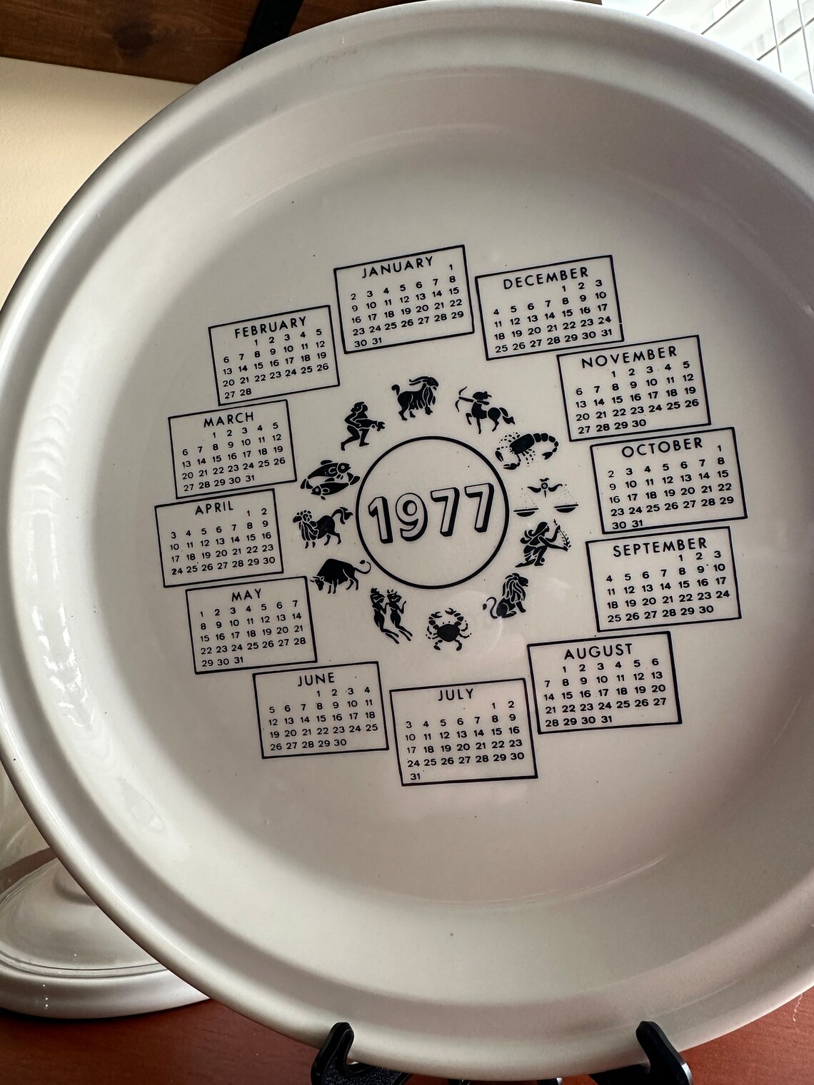 Vintage Astrology Zodiac Plate - Etsy