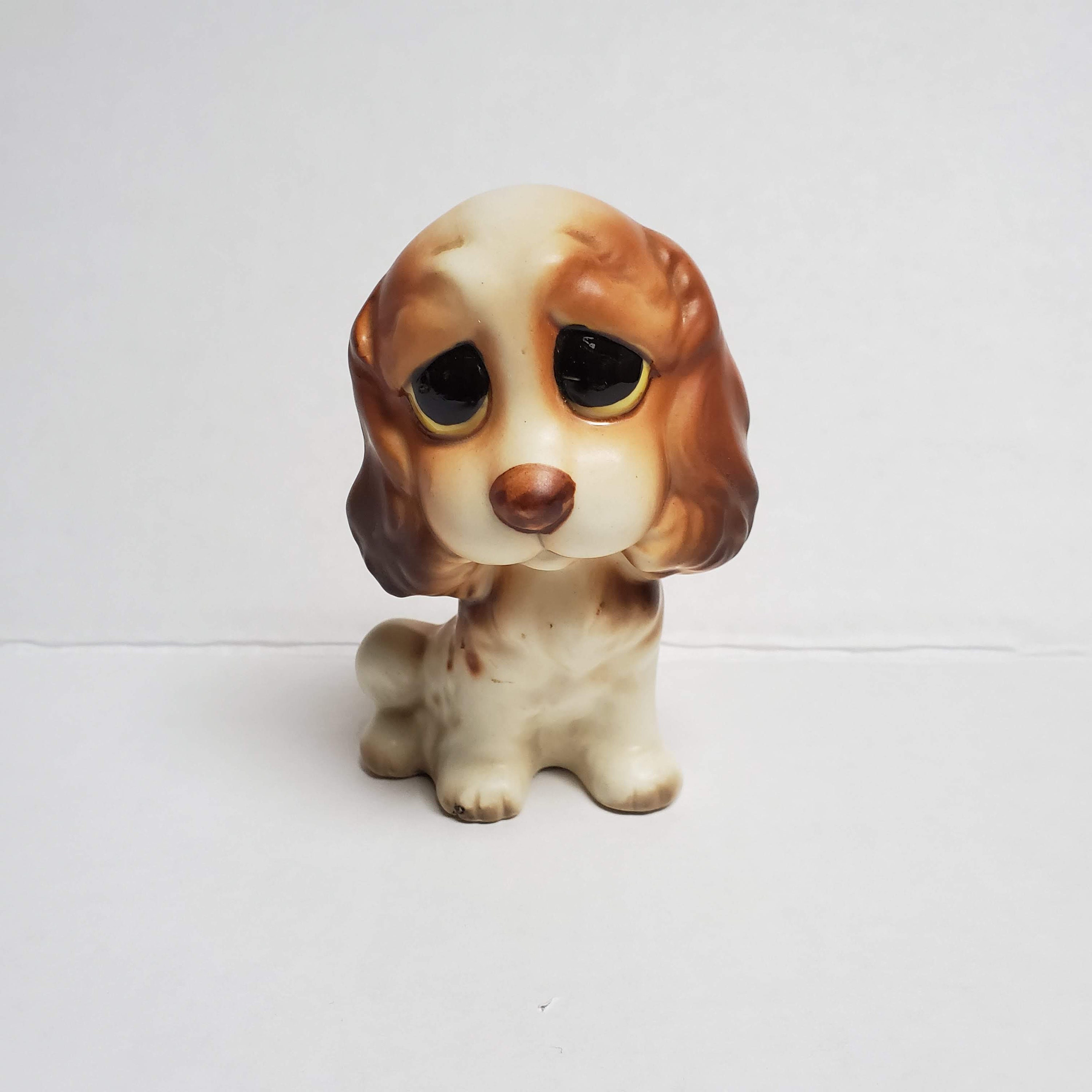 Vintage Lefton Sad Eyes Big Eyes Puppy Dog Cocker Spanial | Etsy