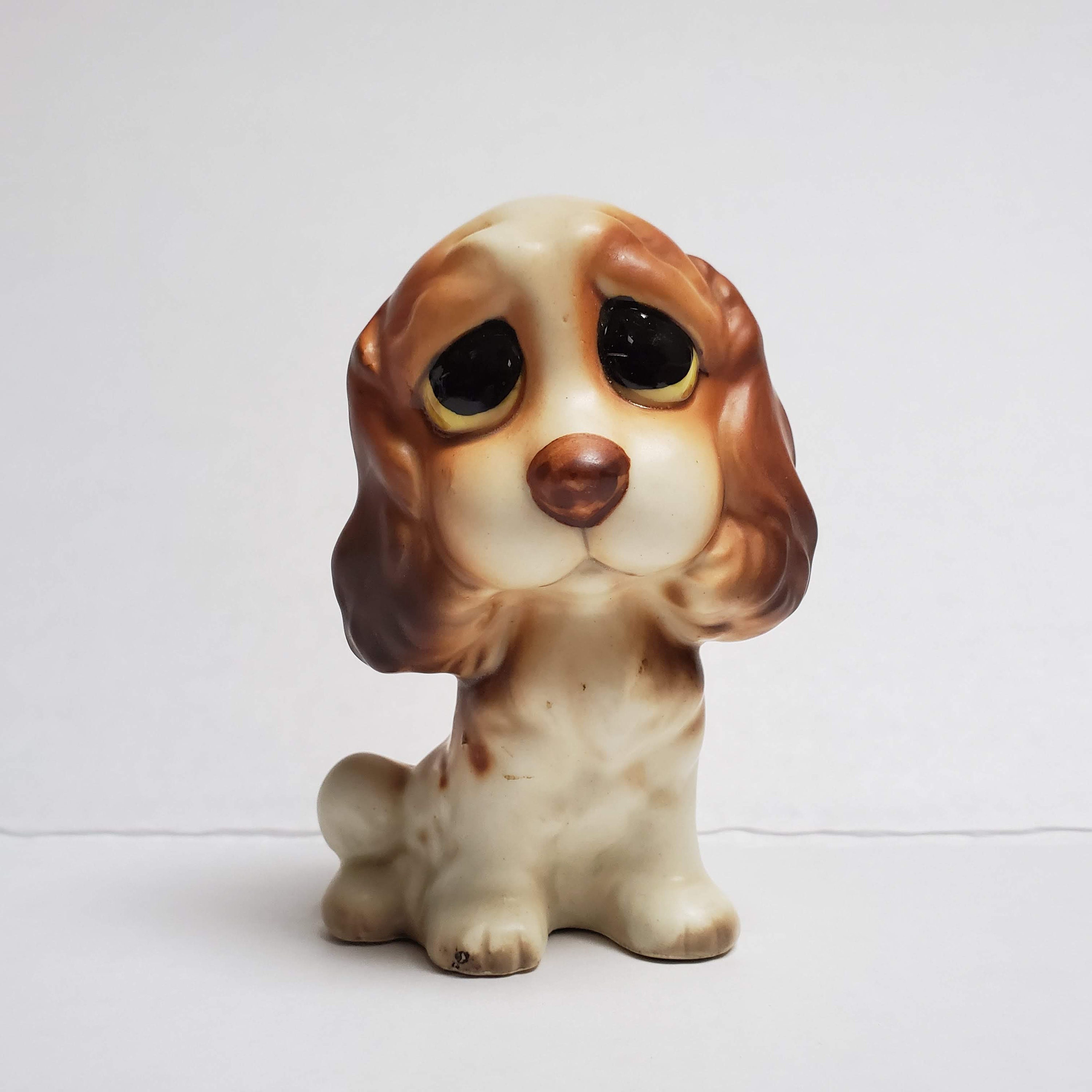Vintage Lefton Sad Eyes Big Eyes Puppy Dog Cocker Spanial | Etsy