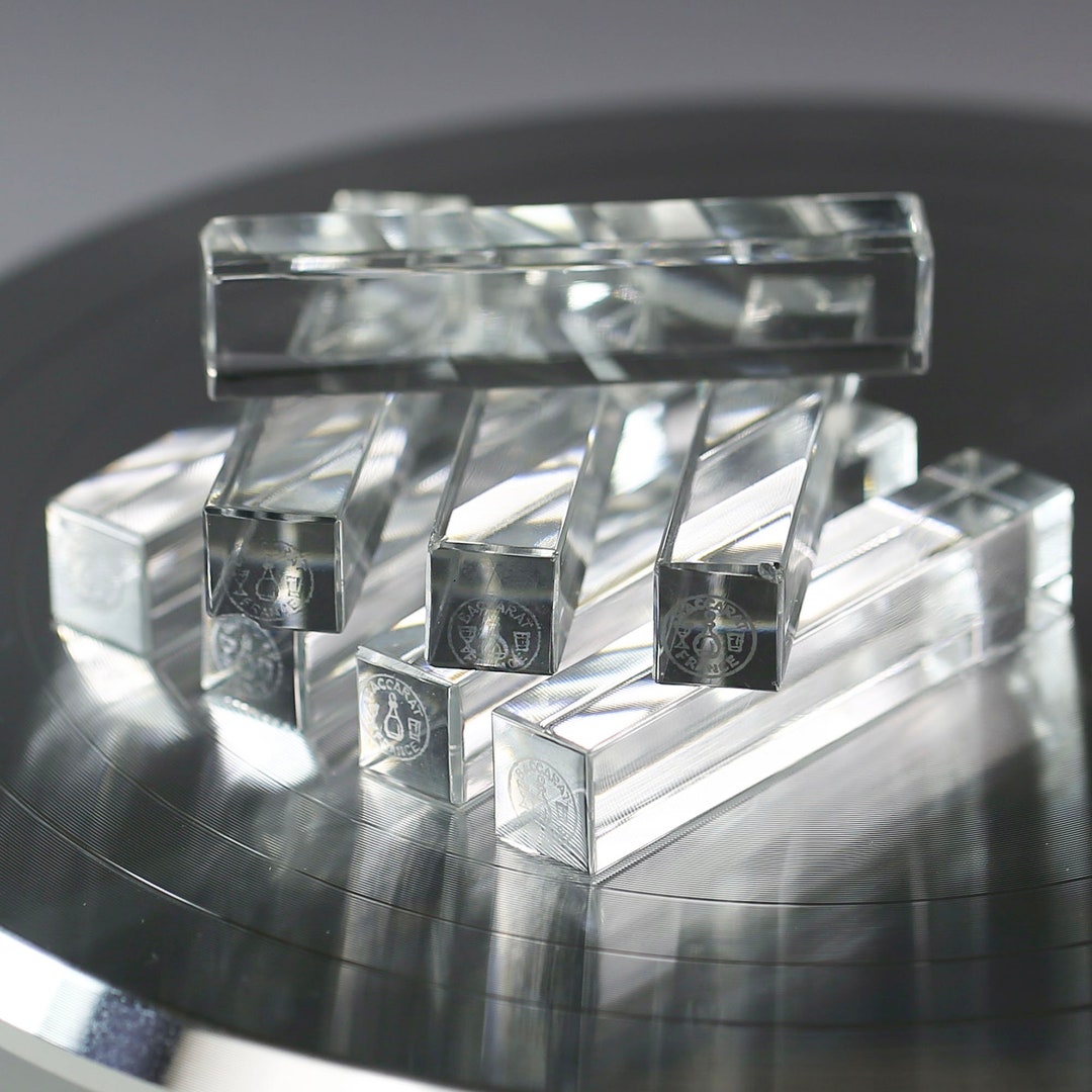 11 Pc French Baccarat Crystal Vega Knife Chop Stick Rest Signed - Etsy