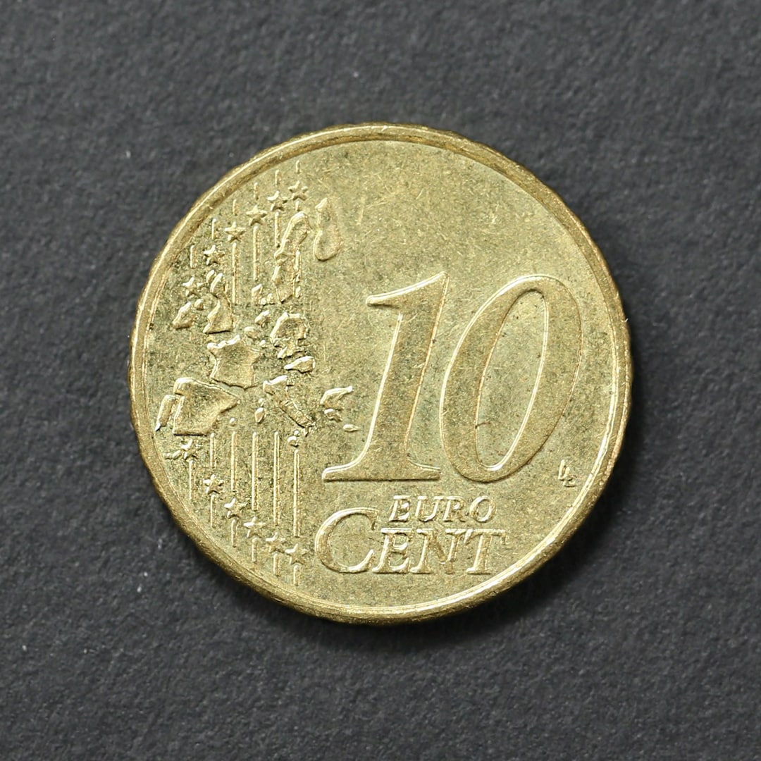 2006 Greece 10 Cents Euro Coin, 1st Map, Rigas Fereos 10 Lepta - Etsy