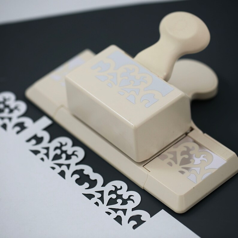 Martha Stewart Craft Border Edge Punch Heart and Scroll Edge Punch - Etsy
