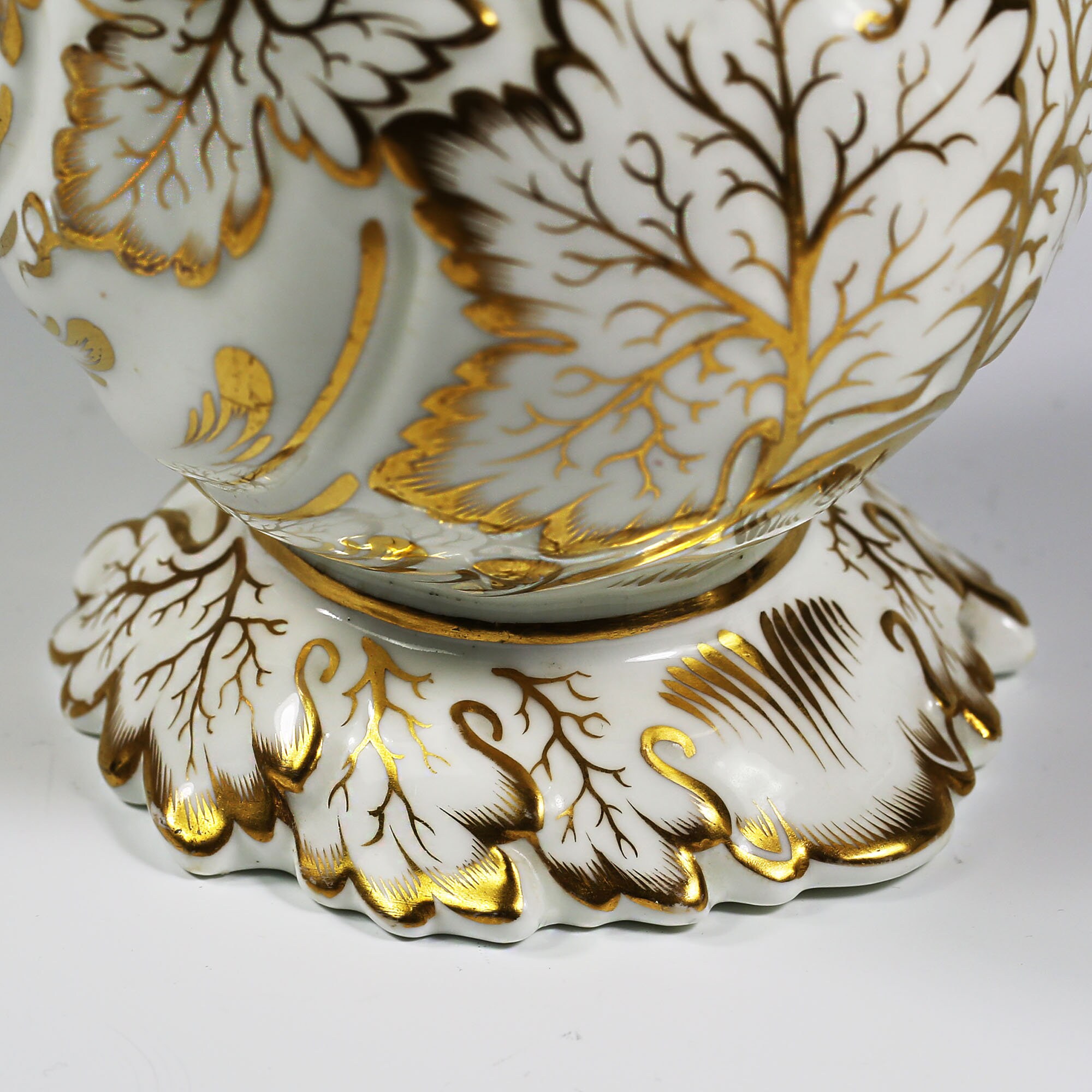 Antique Porcelain Water Pitcher White With Gold Accent on - Etsy