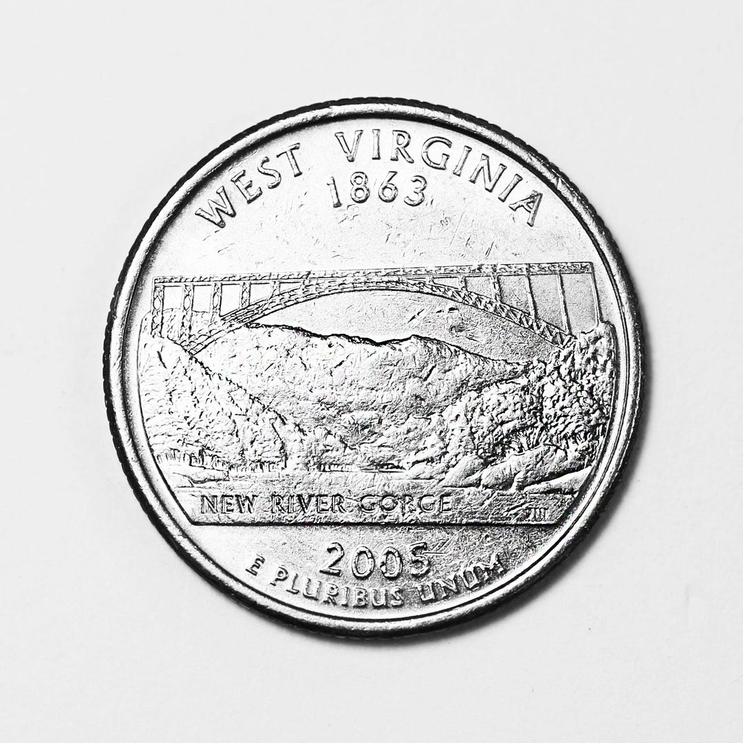 2005 P USA 25 Cents Coin, Quarter Dollar - Washington Quarter - West ...
