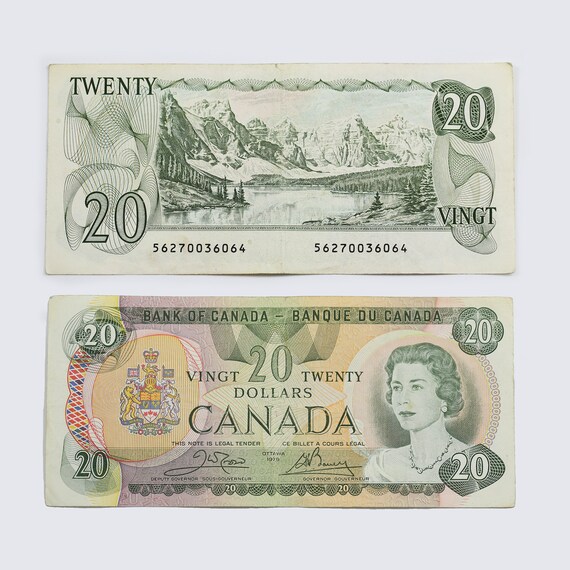 Canadian 20 Dollar Bill