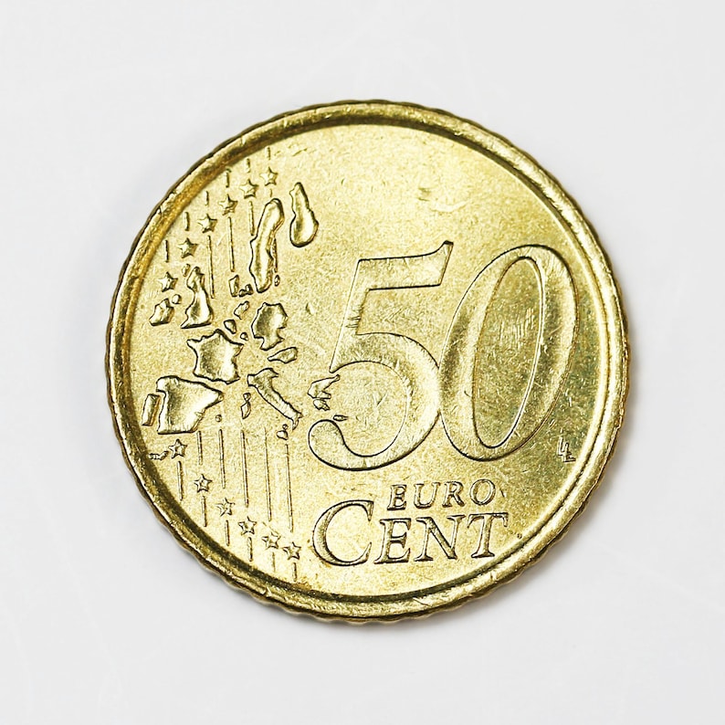 2002 Italië zeldzame munt 50 eurocent 1e kaart, Marcus Aurelius-munt voor verzamelaars - Etsy ...