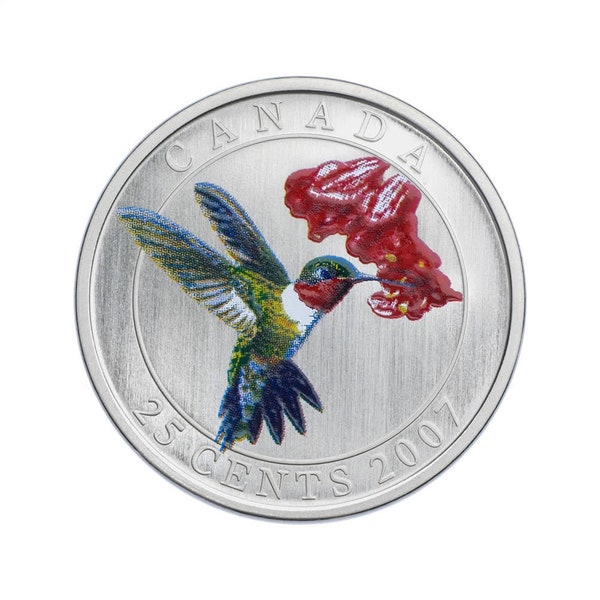 Hummingbird Coin - Etsy