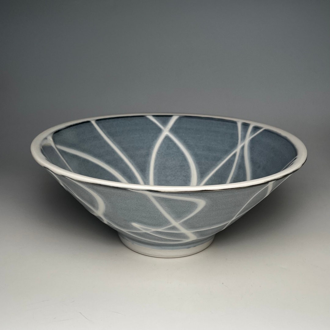 Grey Pollock Series Ramen Bowl - Etsy