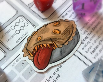 Pie Dnd Stickers - Etsy UK
