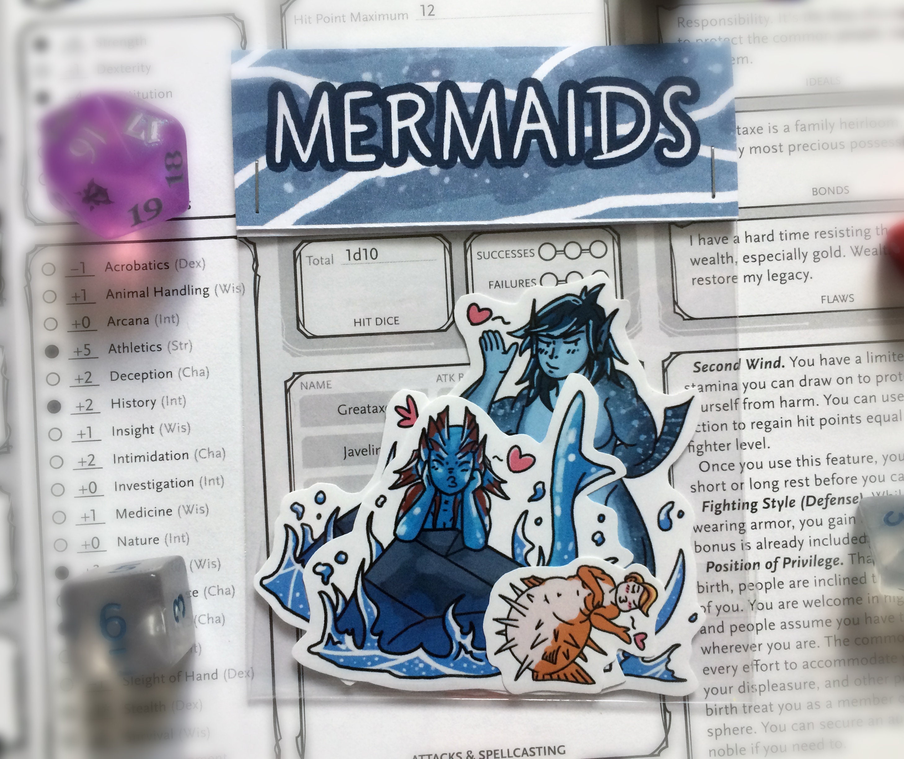 Art & Collectibles Treasure Chest Sticker Pack D&D Inspired Set of 5 ...