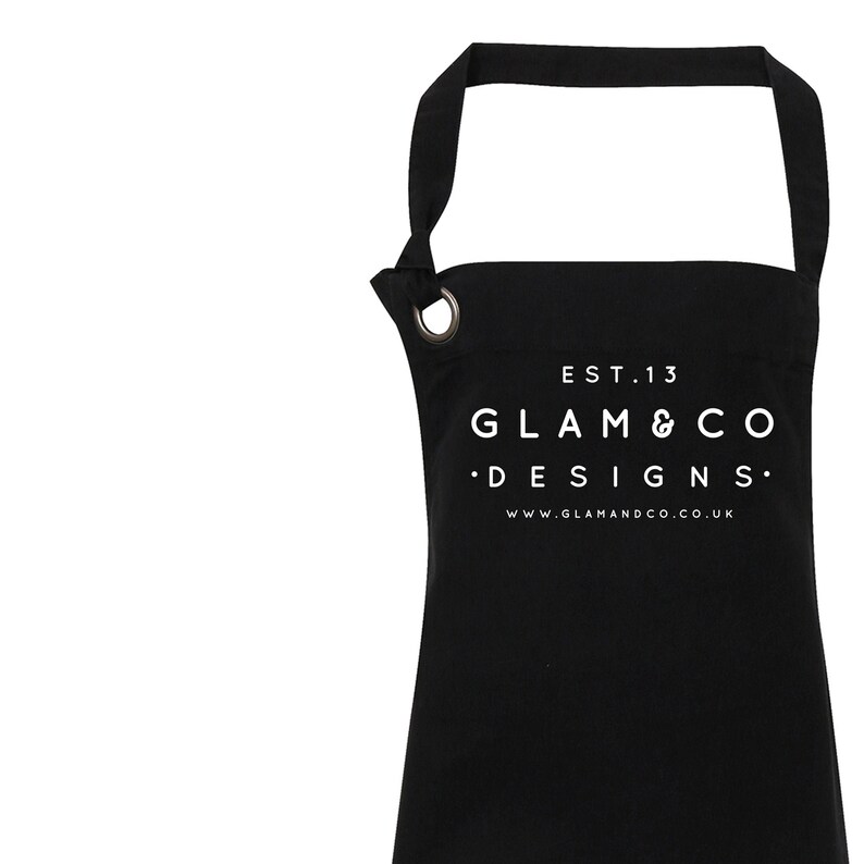 Personalised Apron Logo Design Apron Aprons for Women | Etsy UK