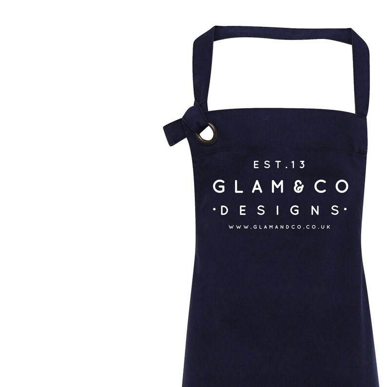 Personalised Apron Logo Design Apron Aprons for Women | Etsy UK