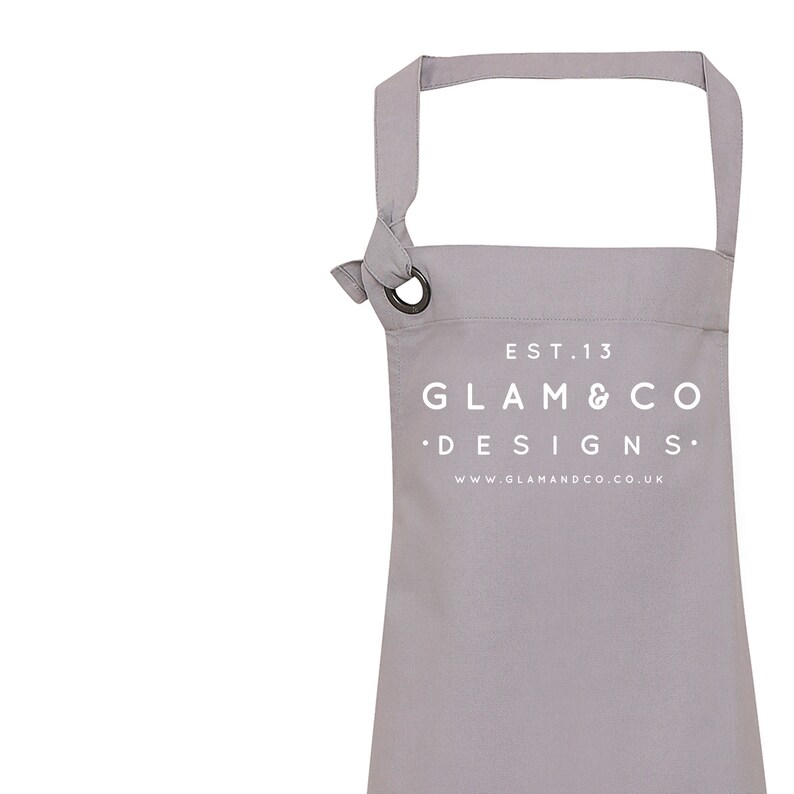 Personalised Apron Logo Design Apron Aprons for Women | Etsy UK