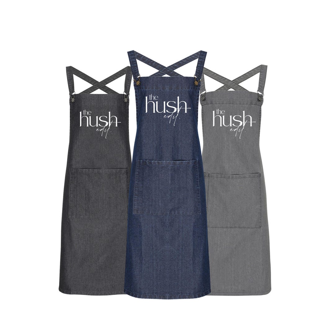 Custom Denim Logo Apron | Personalised Logo Apron | Aprons for Business ...