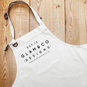 Personalised Apron Logo Design Apron Aprons for Women Aprons for Men ...