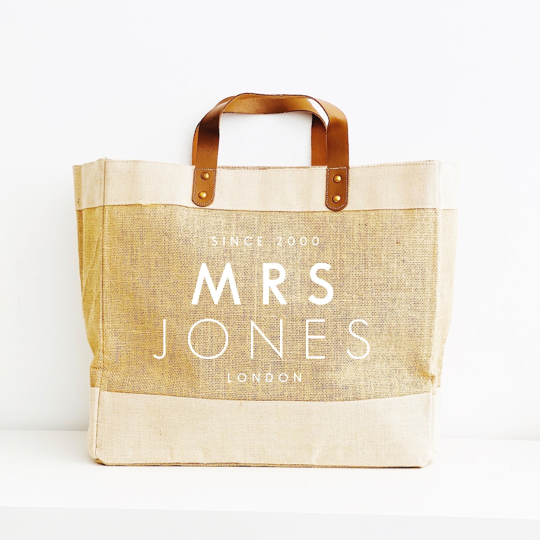Personalised Bag Mrs Bag, Mrs Gift Ideas for Her, Personalised Shopping ...