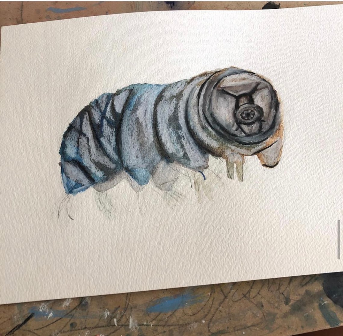 Tardigrade Sticker Water Bear Sticker Tardigrade Art Print - Etsy