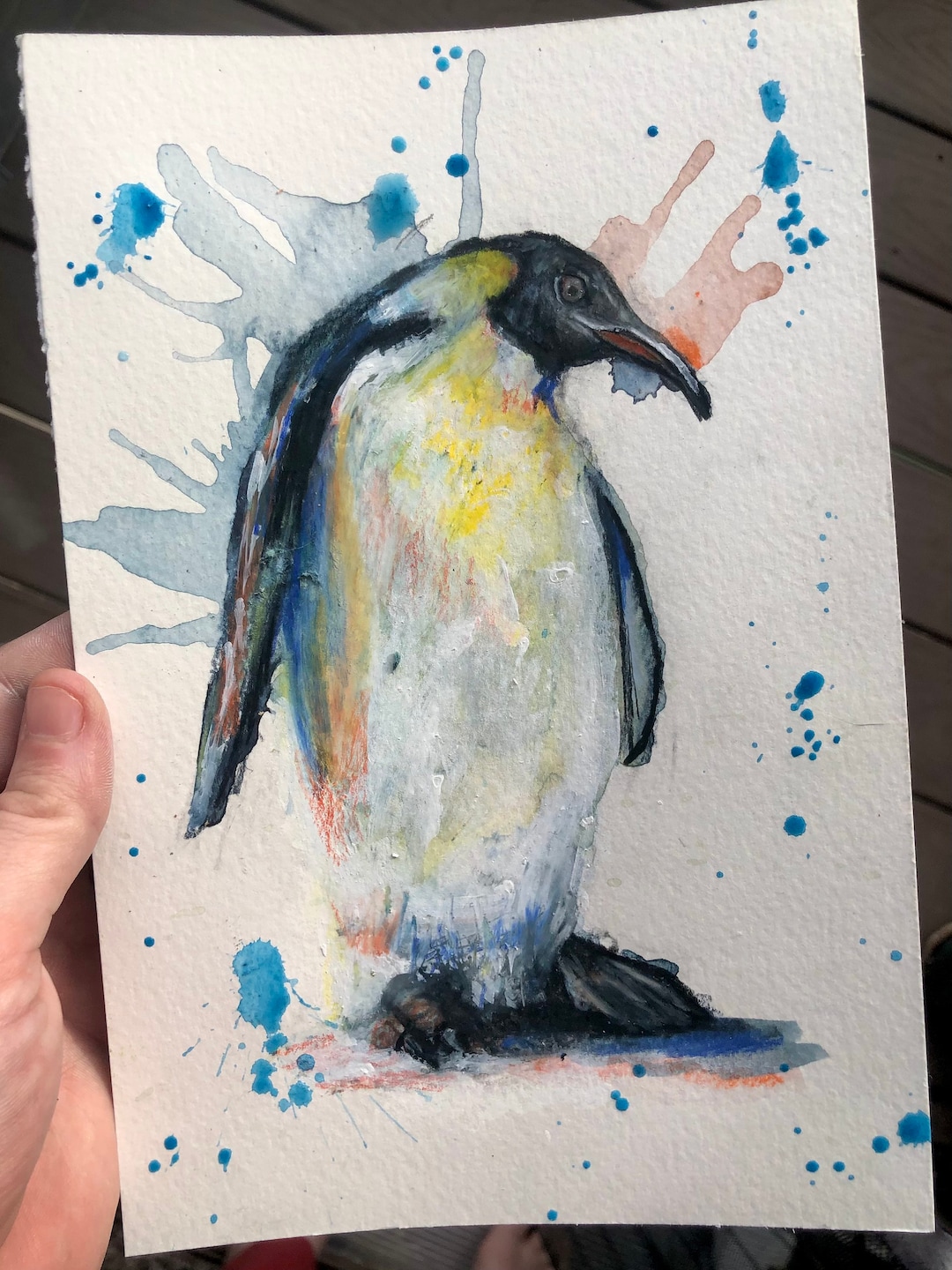 Emperor Penguin Art Print - Etsy