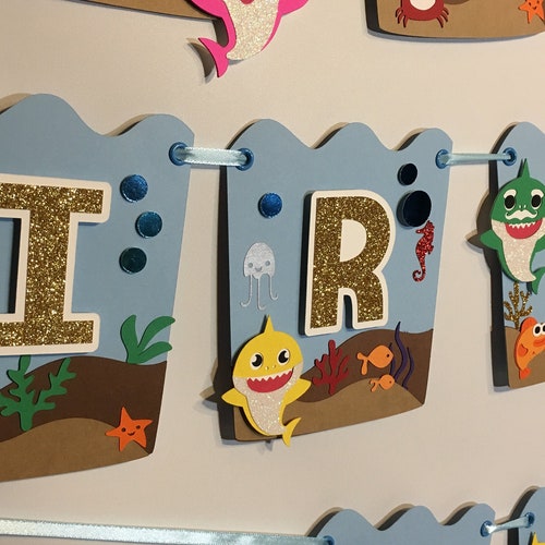 Baby Shark Banner | Etsy