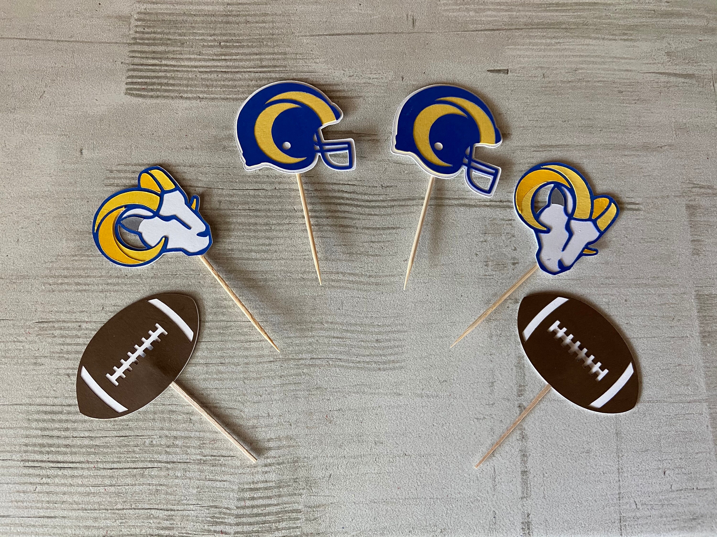 Stationery Super Bowl Decor Food Picks /Super Bowl Party INSTANT ...