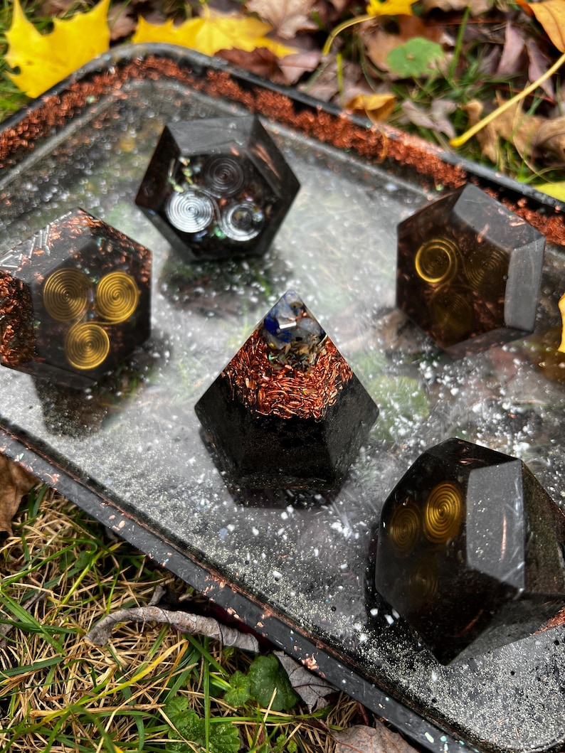 Orgonite Spire EMF Protection Energy Cleansing Artisanal Orgone ...