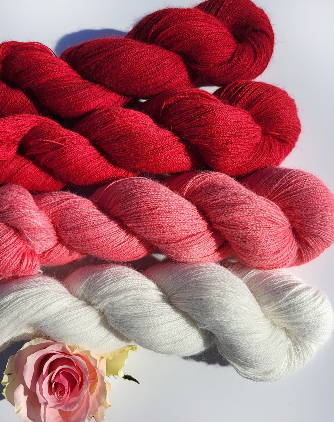 4x 100% Angora Wool, Seidenhase, LACE 525m/50g, Supersoft Fluffy ...