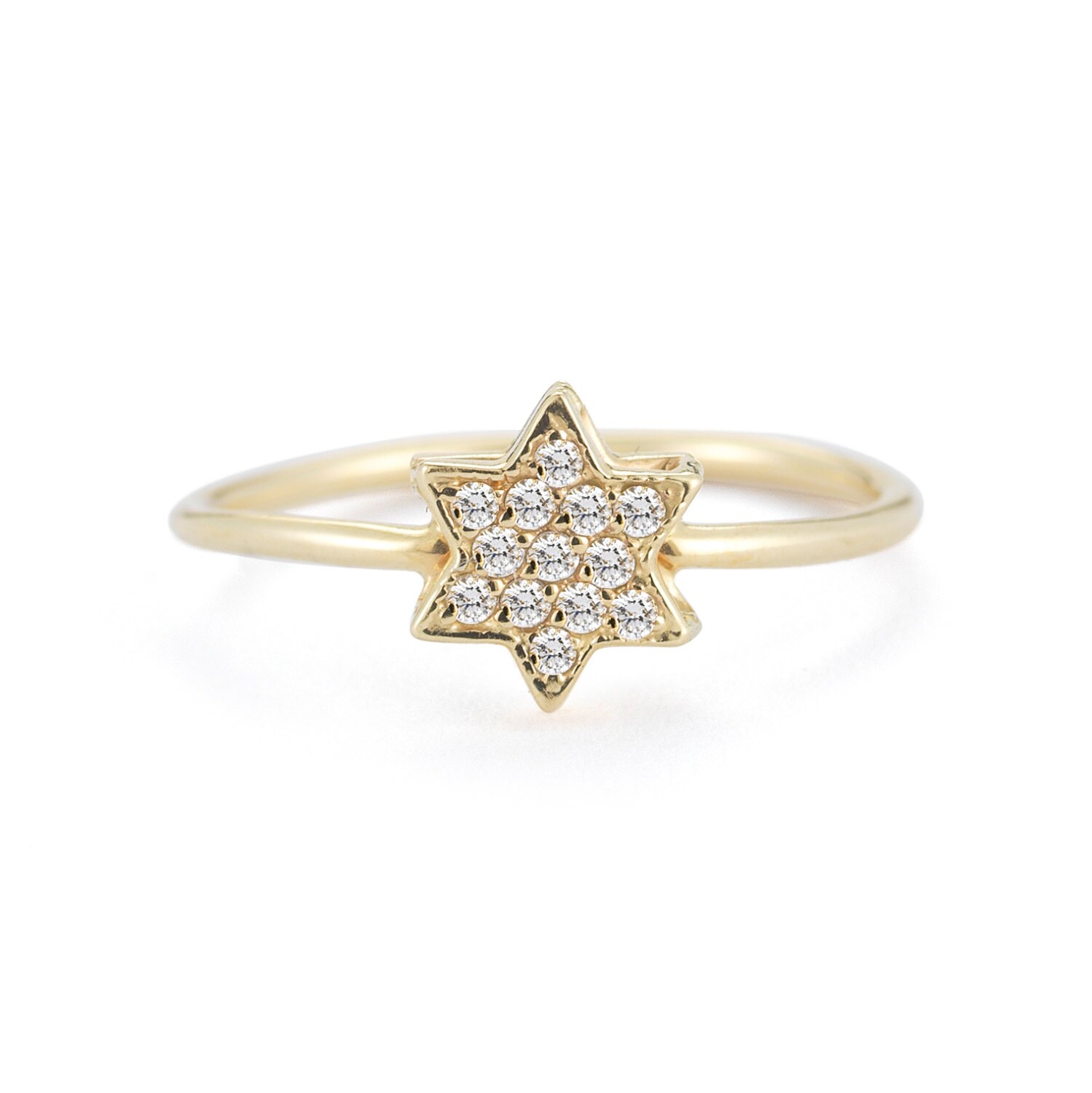 Star of David Ring, Jewish Star Ring, Magen David Ring, Star of David ...