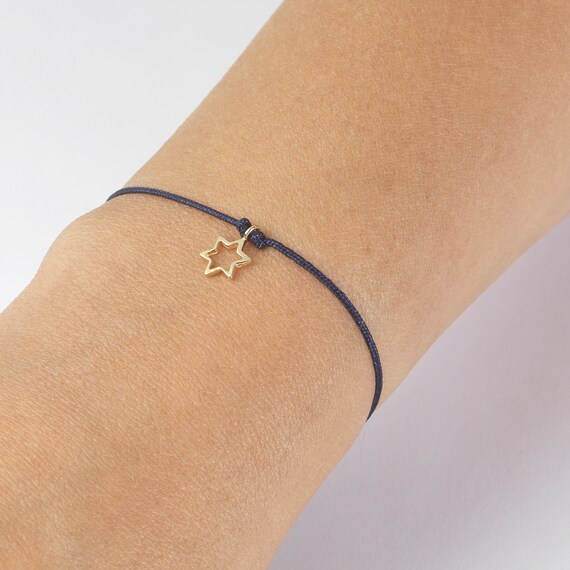 Star of David String Bracelet Star of David Macrame Bracelet - Etsy