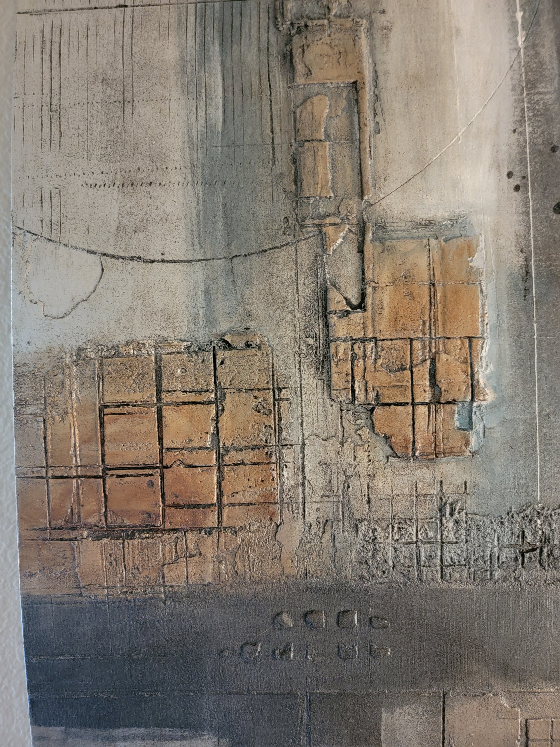 Wall Sculpture With Dynamic Heavy Texture. This Original Art is Made to ...