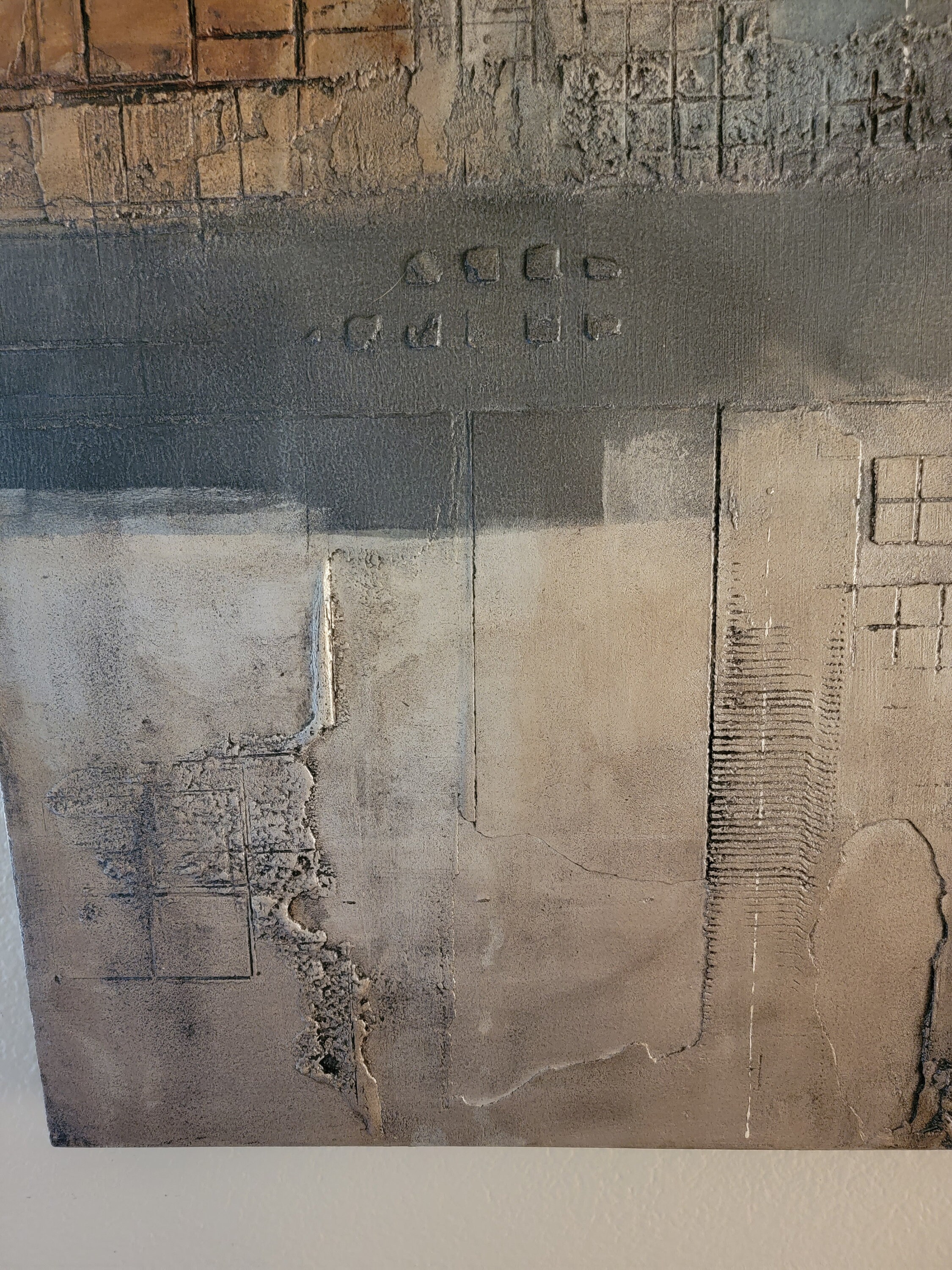 Wall Sculpture With Dynamic Heavy Texture. This Original Art is Made to ...