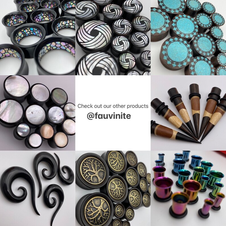 Pair of Single Flare Gold Tunnels, Tunnel Blanks for Jewelry Making, Tunnels and Plugs for Arts ...