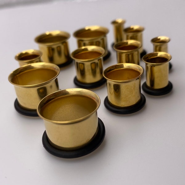 Gold Plugs - Etsy