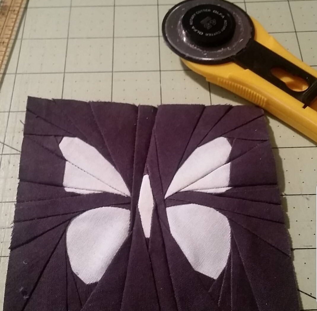 Butterfly Paper Pieced Quilt Block Pattern - Etsy