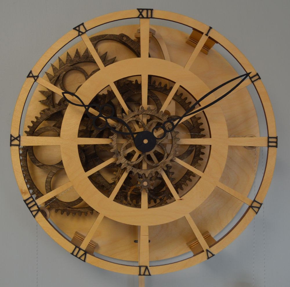 Legacy Wooden Clock Kit - Etsy