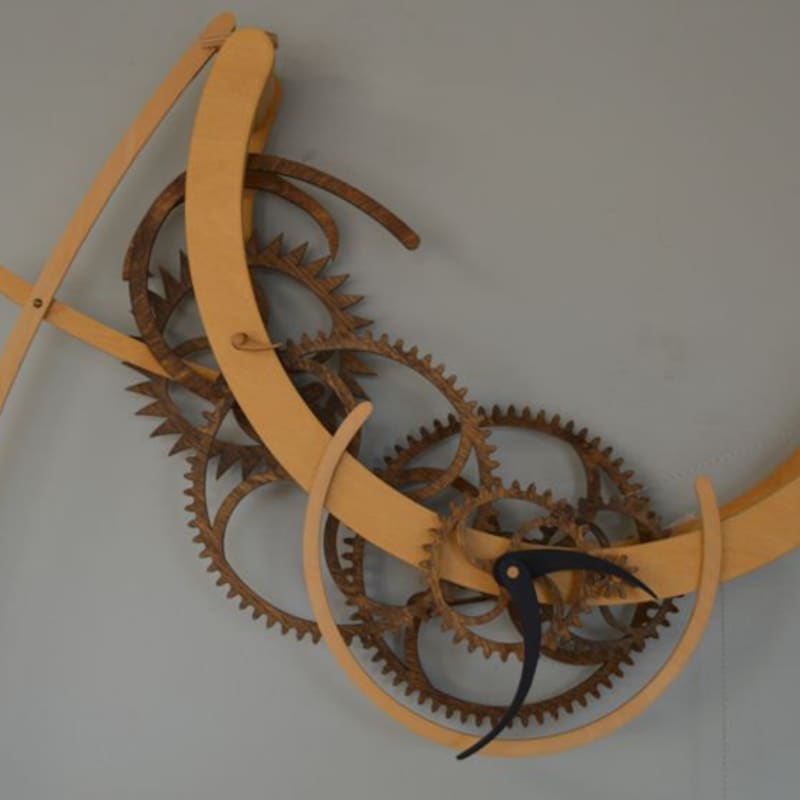 Wooden Gear Clock Kit - Etsy