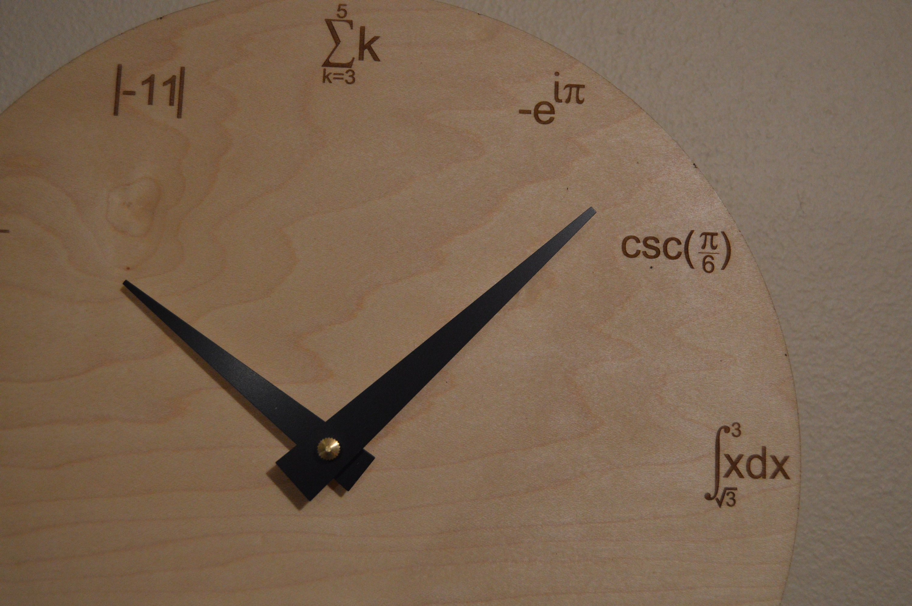 Math Clock - Etsy