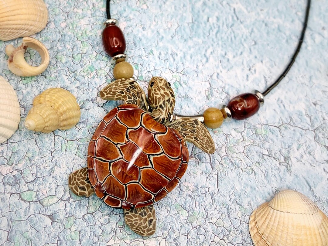 Sea Turtle Necklace - Etsy